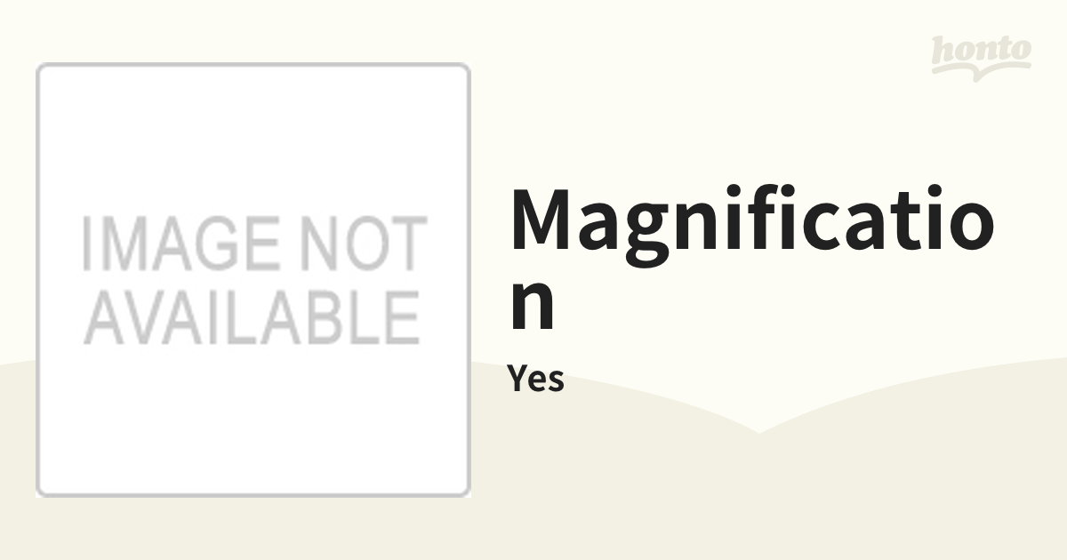 Magnification【CD】/Yes [3985782052] - Music：honto本の通販ストア